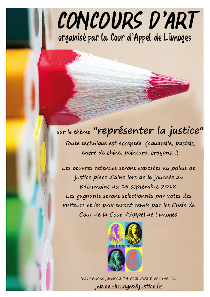 La Cour d'Appel organise un concours d'art | Cour d'appel de Limoges