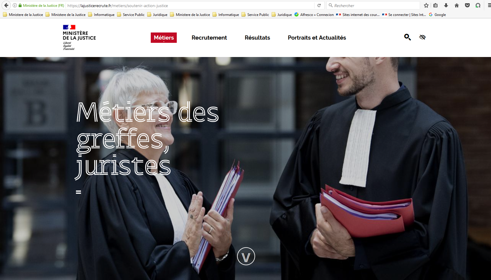 lajusticerecrutecaptureécran | Sites Internet CA